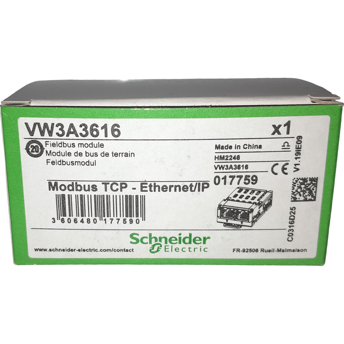 CARTÃO DE COMUNICAÇÃO ETHERNET/IP E ETHERNET TCP/IP P/ INVERSOR ATV320 ...